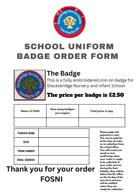 Noticeboard | Stocksbridge Nursery Infants School